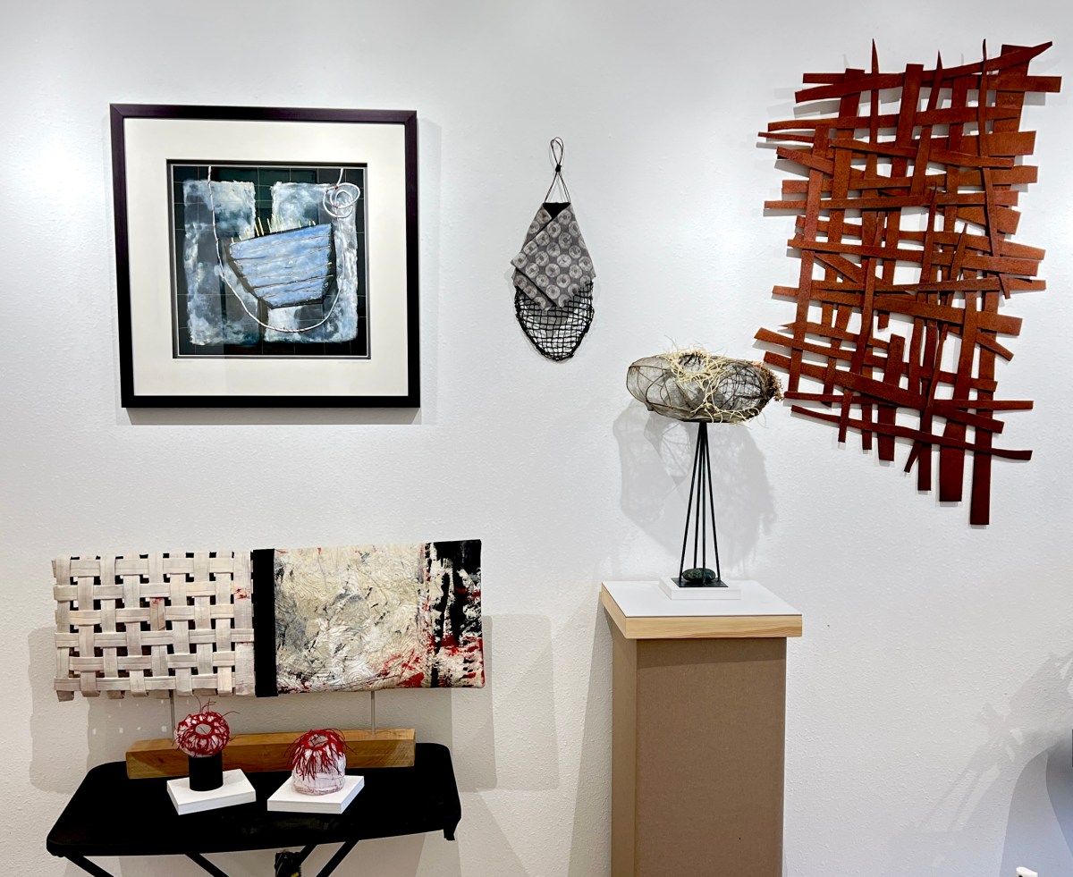 Setting up for the Studio Tour – studio 18 art